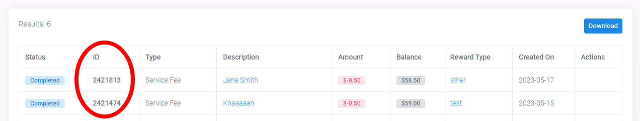 What does the ID field mean? - Promotion Vault Customer Center
