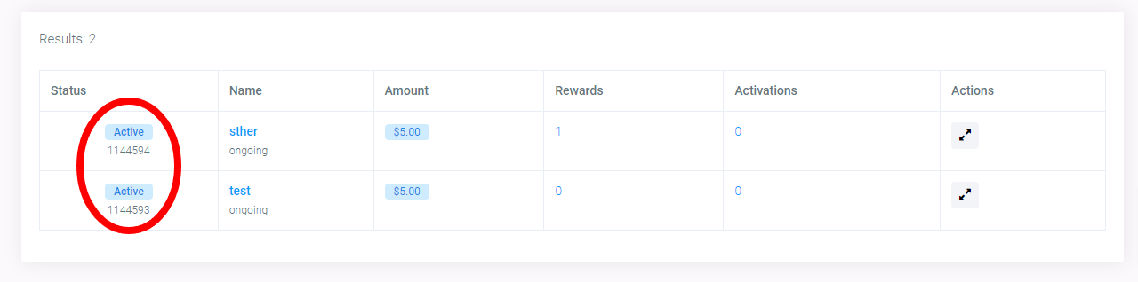 What does the ID field mean? - Promotion Vault Customer Center