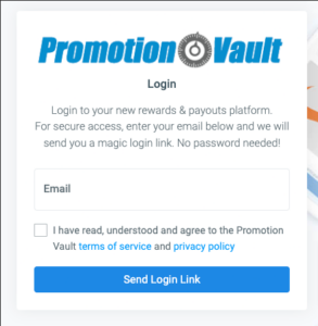 Getting Started - Promotion Vault Customer Center